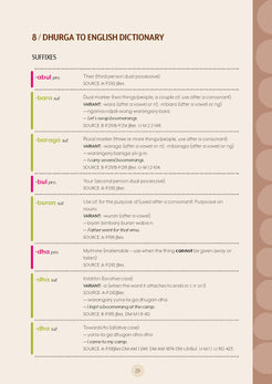 The Dhurga Dictionary and Learner's Grammar – AIATSIS Shop