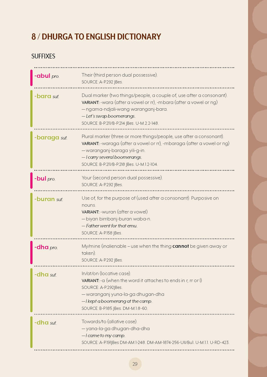 The Dhurga Dictionary and Learner's Grammar – AIATSIS Shop